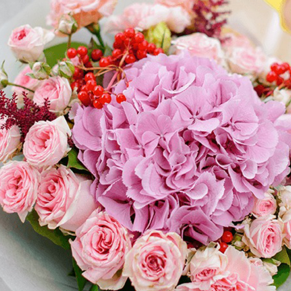 Charming Pink Proposal Flower Bouquet Online | BTF