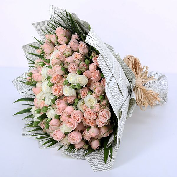 Order Now 50 STEM SPRAY ROSE BUNCH QATAR | BTF