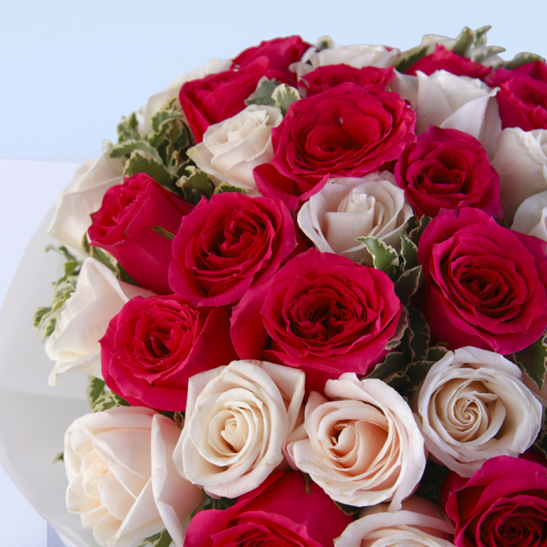 Eid Gratitude Red Bouquet | Eid Flowers Qatar | BTF