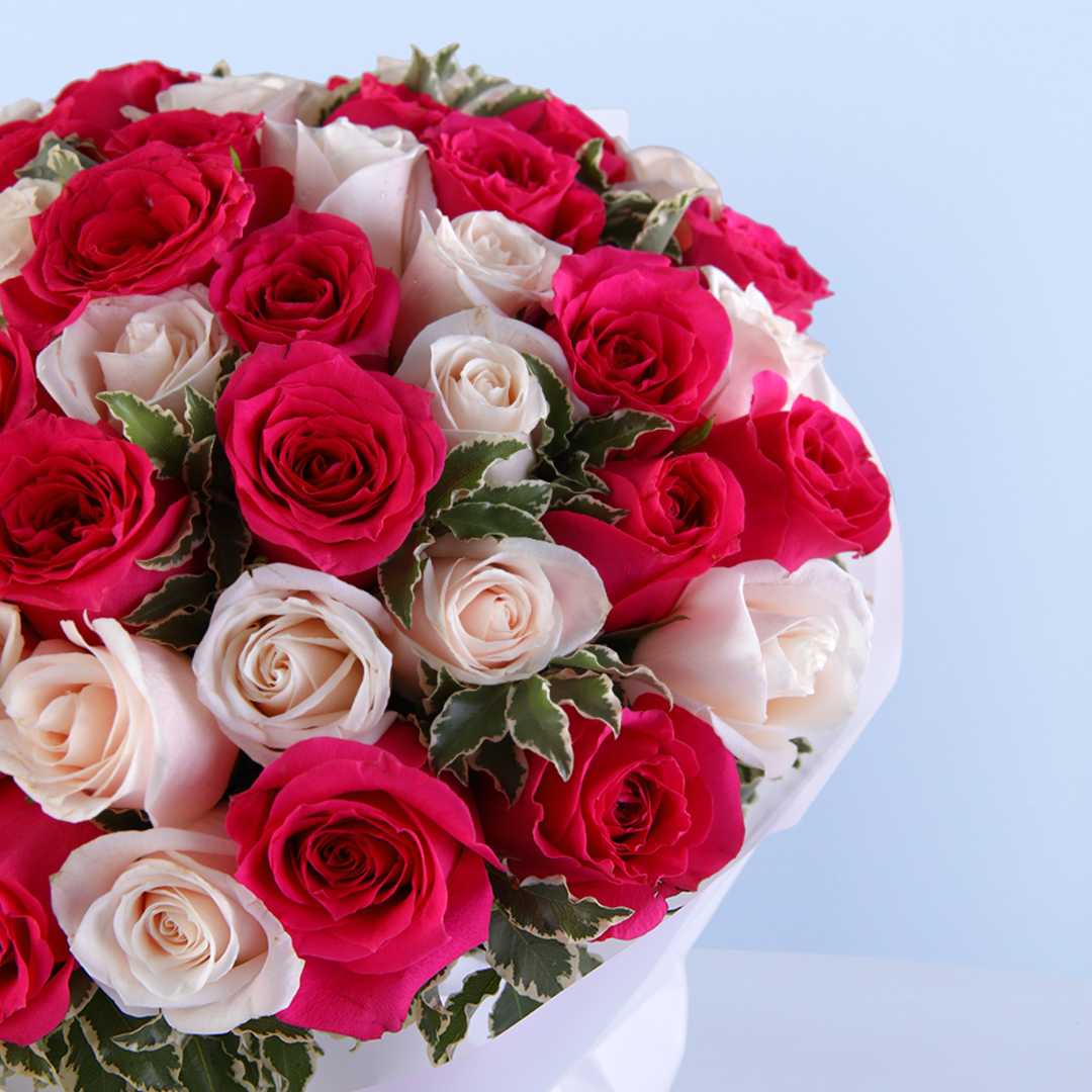 Eid Gratitude Red Bouquet | Eid Flowers Qatar | BTF