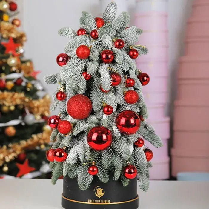 Christmas Tree With Red Balls Online Qatar