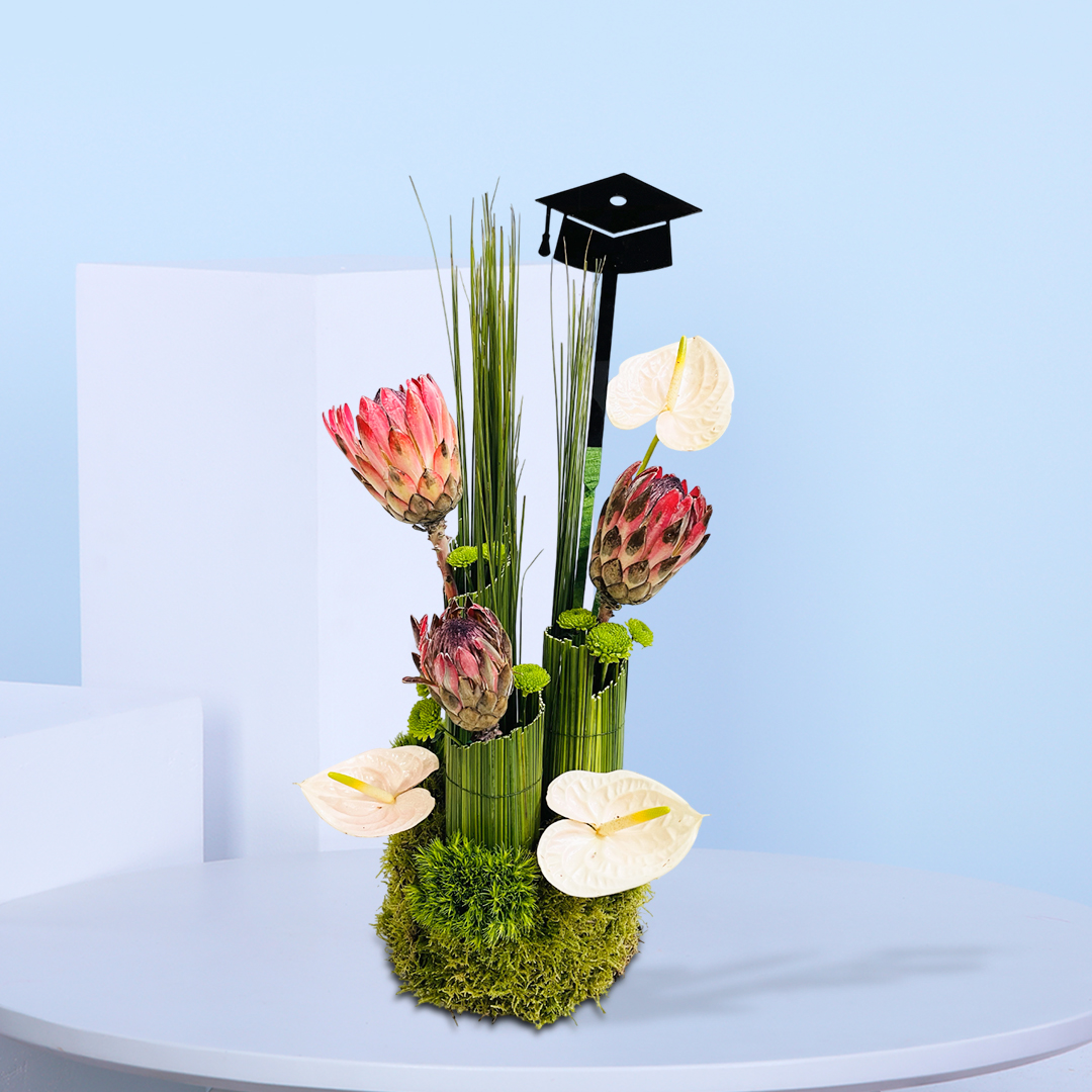 Graduation Floral Tower | Celebrate Graduation