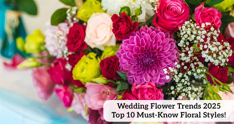 Wedding Flower Trends 2025: Top 10 Must-Know Floral Styles! - Black ...