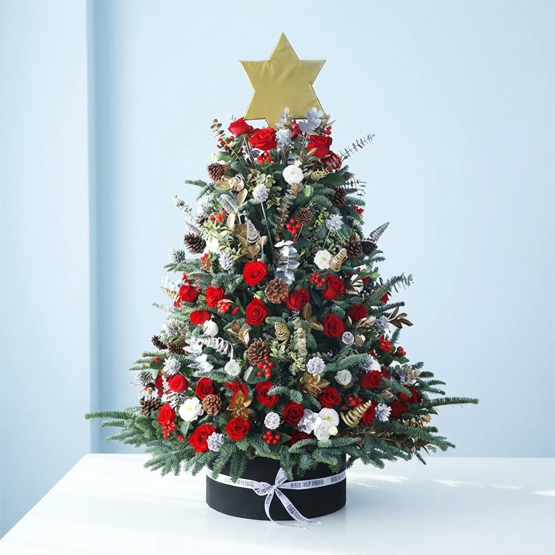Luxury Christmas Tree 90cm | Premium Festive Décor